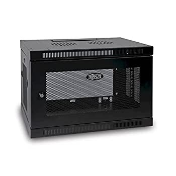 【中古】Tripp Lite SmartRack 9U Low-Profile Switch-Depth Wall-Mount Rack Enclosure Cabinet
