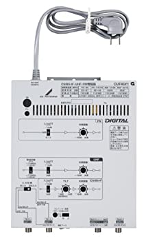 【中古】DXアンテナ CS/BS-IF・UHF・FM共同受信用高出力増幅器 45dB型 大規模集合住宅向け CUF45Y1