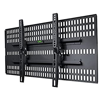 【中古】(未使用･未開封品)テレビ壁掛け金具 ホッチキス止め TVセッター壁美人 TI200 Mサイズ ブラック TVSKBTI200MB