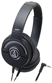 【中古】audio-technica SOLID BASS 密閉型オンイヤーヘッドホン ポータブル ブラック ATH-WS55X BK