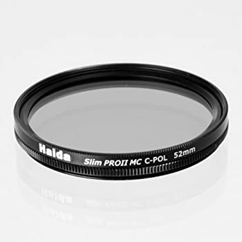 【中古】Haida 52mm CPL フィルター スリム PROII マルチコーティング 円偏光フィルター C-POL MC HD2021-52