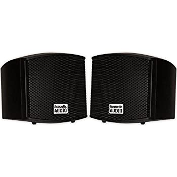 【中古】(未使用･未開封品)Acoustic Audio AA321B Surround Speakers, Black, Set of 2 by Acoustic Audio by Goldwood