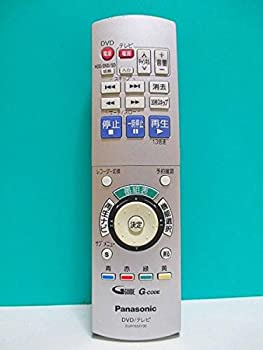 【中古】パナソニック DVD・テレビリモコン EUR7655Y30 蓋無