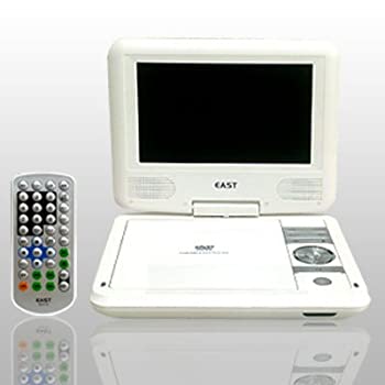 【中古】EAST　7インチ ポータブルDVDプレーヤー PDVD-707-W