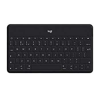 【中古】Logitech Keys-To-Go - Keyboard - Bluetooth - waterproof - black - for Apple iPad, iPhone, Apple TV