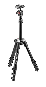 【中古】Manfrotto コンパクト三脚 Befree one アルミ 4段 ボール雲台キット ブラック MKBFR1A4B-BH