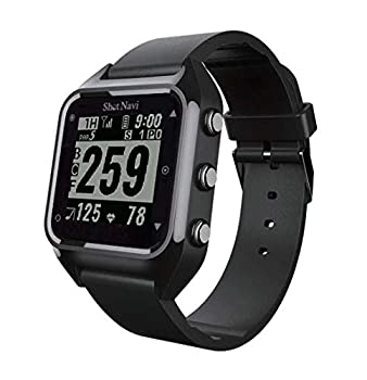 【中古】ショットナビ ハグ GPSゴルフナビ 腕時計型 Shot Navi Hug (ブラック)
