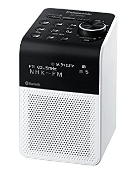 【中古】(未使用･未開封品)パナソニック FM/AM 2バンドラジオ RF-200BT-W