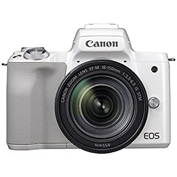 【中古】キヤノン EOS Kiss M EF-M18-150 IS STM レンズキット ホワイト