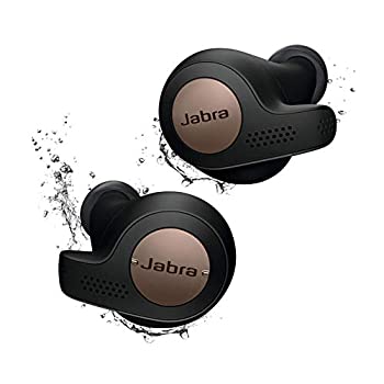 【中古】Jabra 完全ワイヤレスイヤホン Elite Active 65t コッパーブラック Alexa対応 BT5.0 ノイズキャンセリングマイク付 防塵防滴IP56 2台同時接続 2