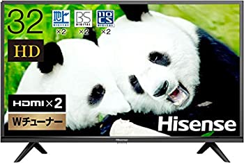 【中古】ハイセンス 32V型 ハイビジョン 液晶 テレビ 32H38E ダブルチューナー 外付けHDD裏番組録画対応 3年保証