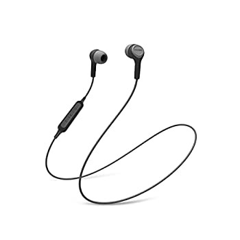 【中古】(未使用･未開封品)Koss BT115i ワイヤレス Bluetooth イヤホン インラインマイク ボリュームコントロール タッチリモコン 防汗 ダークグレー ブラック