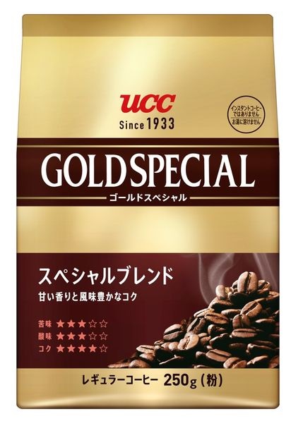 送料無料 【レギュラーコーヒー】UCC 上島珈琲 ゴールドスペシャル スペシャルブレンド 250g 粉×3袋の通販はau PAY マーケット - リカーBOSS | au PAY マーケット ...