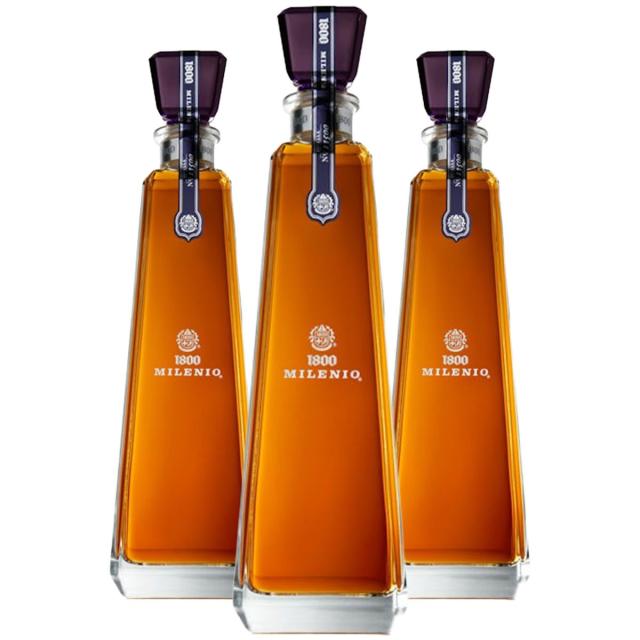 1/22頃順次発送 1800 ミレニオ 40度 750ml 3本 プレミアムテキーラ