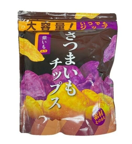 ドウシシャ 紫芋入りさつまいもチップス 150g×24袋