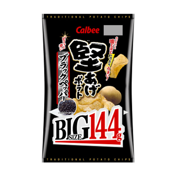 カルビー 堅あげBIG ブラックペッパー 144g 12コ入り 2022/10/10発売 (4901330918286)の通販はau PAY マーケット - おかしのマーチ au PAY ...
