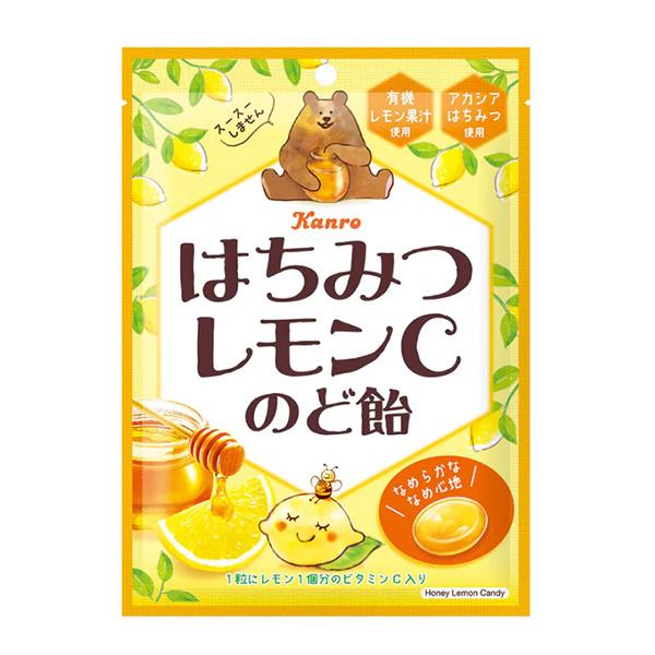 カンロ はちみつレモンCのど飴 75g（個装紙込み） 60コ入り 2024/09/23発売 (4901351002421c)