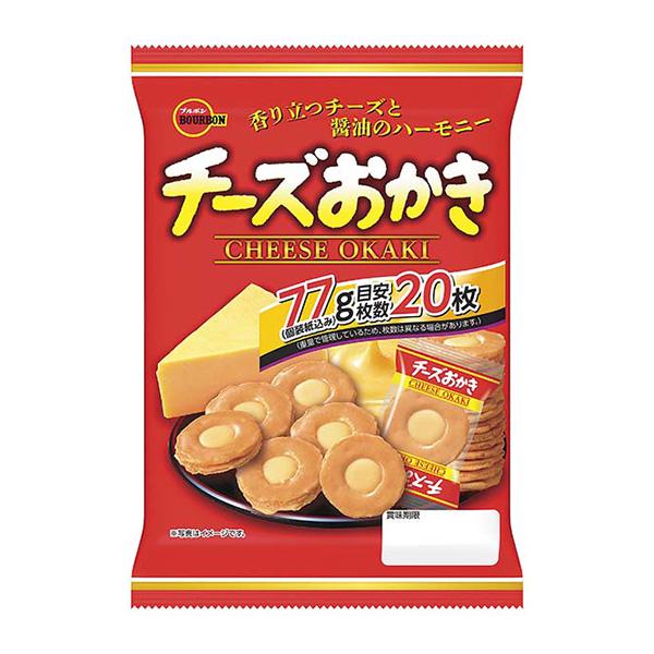 ブルボン チーズおかき 77g（個装紙込み） 32コ入り 2025/11/11発売 (4901360365579c)
