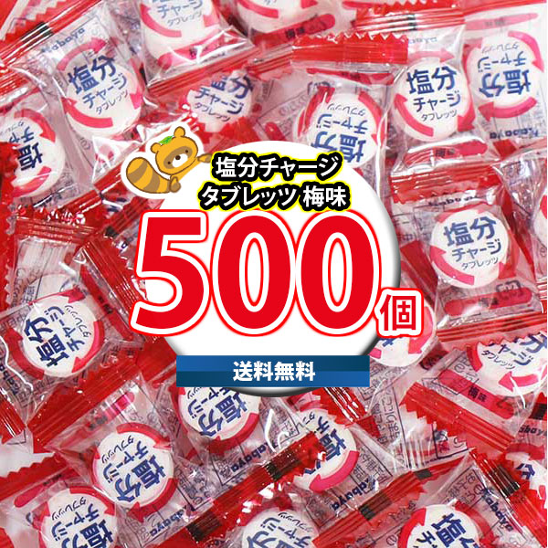 (地域限定送料無料) お菓子 詰め合わせ カバヤ 塩分チャージタブレッツ 梅味 500粒(4901550151708sx500k) 【セット 業務用 福袋 子供 景品 イベント】
