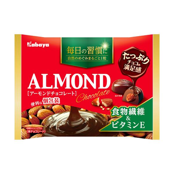 カバヤ アーモンドチョコレート 109 g（個包装込み） 16コ入り 2024/11/05発売 (4901550376095)
