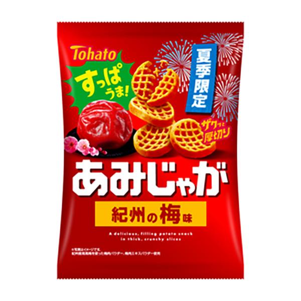東ハト あみじゃが 紀州の梅味 53g 12コ入り 2025/06/09発売 (4901940116300)の通販はau PAY マーケット - おかしのマーチ au PAY マーケット店 ...