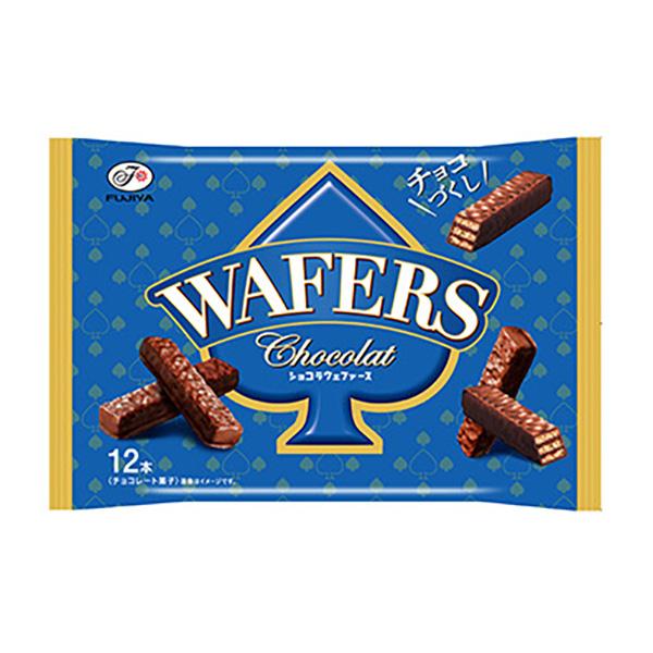 不二家 ショコラウェファース袋 12本（個包装してあります。） 18コ入り 2024/09/24発売 (4902555267586)