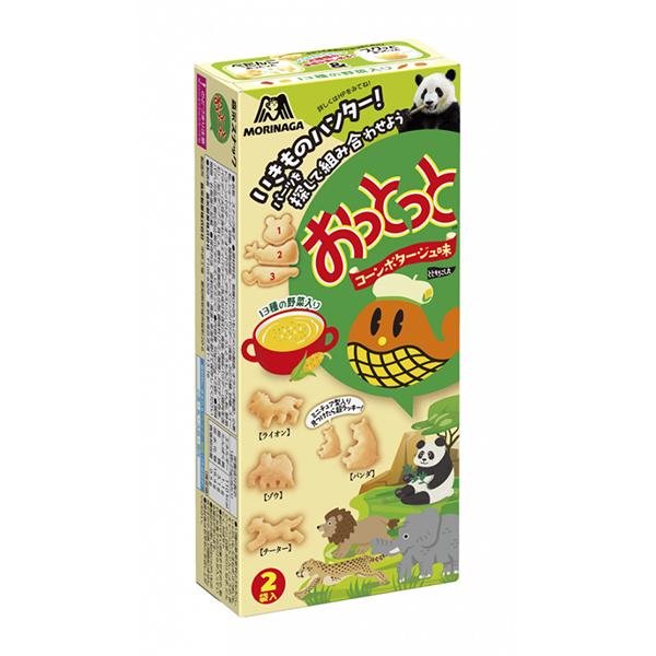 森永製菓 おっとっと＜コーンポタージュ味＞ 50g（25g×2袋） 60コ入り 2025/04/08発売 (4902888271441c)