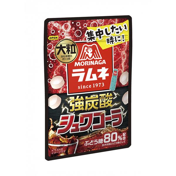 森永製菓 大粒ラムネ＜強炭酸シュワコーラ＞ 25g 120コ入り 2025/07/22発売 (4902888271755c)