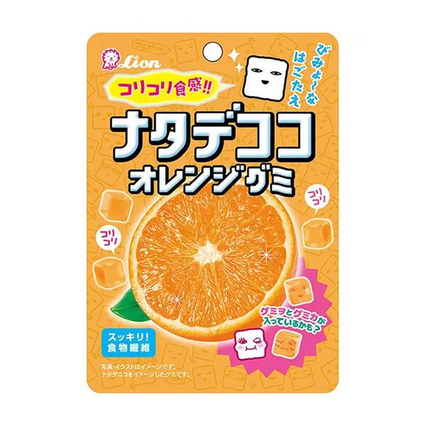 ライオン菓子 ナタデココオレンジグミ 40g 80コ入り 2025/10/20発売 (4903939016127c)