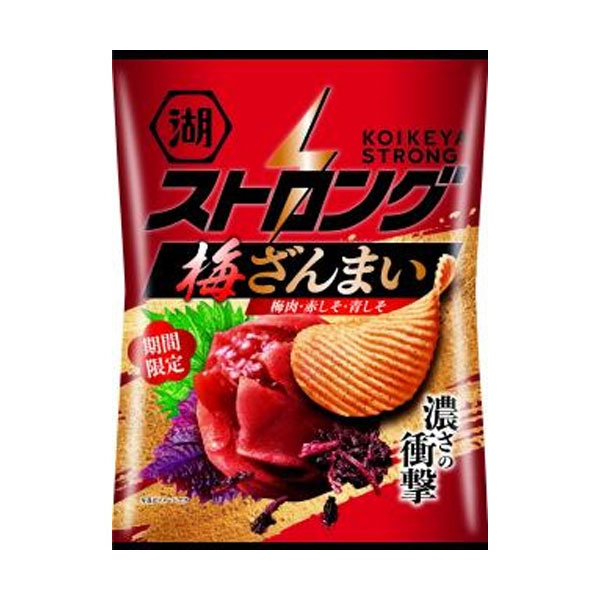 湖池屋 ストロング 梅ざんまい 52g 12コ入り 2025/01/13発売 (4514410169746)の通販はau PAY マーケット - おかしのマーチ au PAY マーケット店 ...