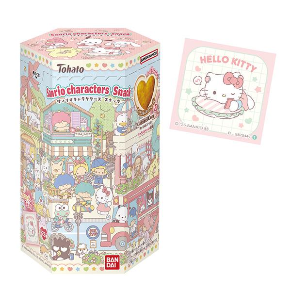 東ハト バンダイ サンリオキャラクターズ スナック キャラメルミルクティー味 18g 48コ入り 2025/09/29発売 (4549660885245c)