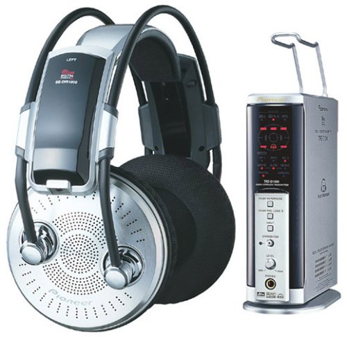 Pioneer 密閉型ヘッドホン デジタルコードレスサラウンドヘッドホン シルバ(中古品)