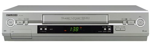 MITSUBISHI HV-G500 家庭用VTR (サテンシルバー)(中古品)