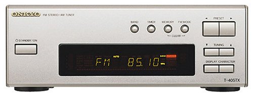 ONKYO INTEC205 FM/AMチューナー シルバー T-405TX(S)(中古品)