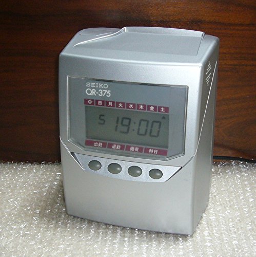 セイコープレシジョン タイムレコーダー QR-375 QR-375(中古品)