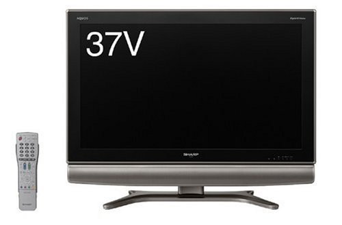シャープ 37V型 液晶 テレビ AQUOS LC-37GX1W フルハイビジョン   2006年モ(中古品)