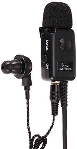 アイコム イヤホンマイクロホン IC-4077S用  HM-153PL(中古品)