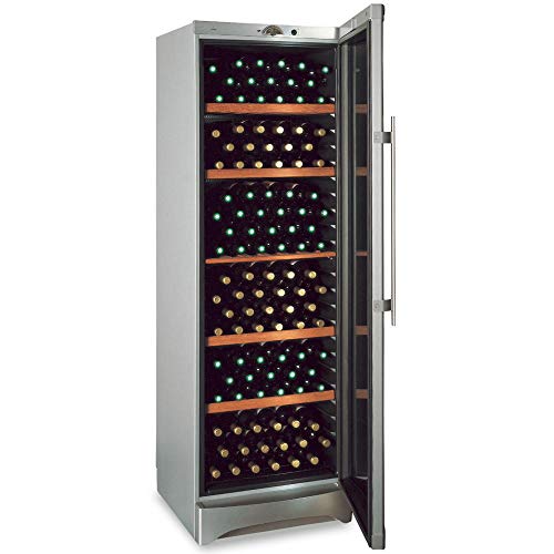 三ツ星貿易(Mitsuboshi Boeki) ワインキャビネット 373L 120本収納 シルバ (中古品)