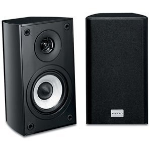 ONKYO サラウンドスピーカー (2台1組) ブラック D-11M(B)(中古品)
