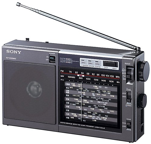SONY FM/AM/ラジオNIKKEIポータブルラジオ ICF-EX5MK2(中古品)