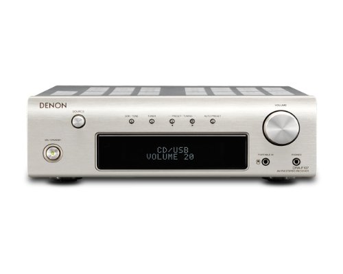 DENON Fシリーズ レシーバー プレミアムシルバー DRA-F107-SP(中古品)