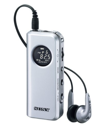 SONY FMステレオ/AMポケッタブルラジオ M98 シルバー SRF-M98/S(中古品)