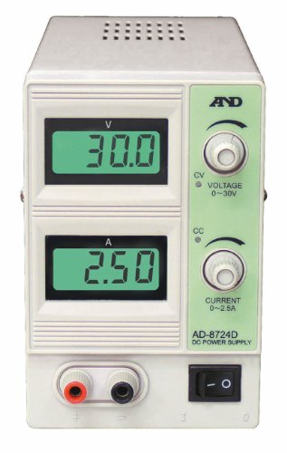 A&D 直流安定化電源 AD-8724D(中古品)