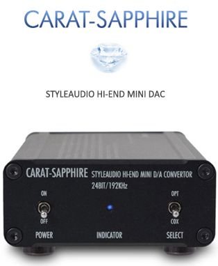 Styleaudio ヘッドホンアンプ・DAC CARAT-SAPPHIRE(中古品)