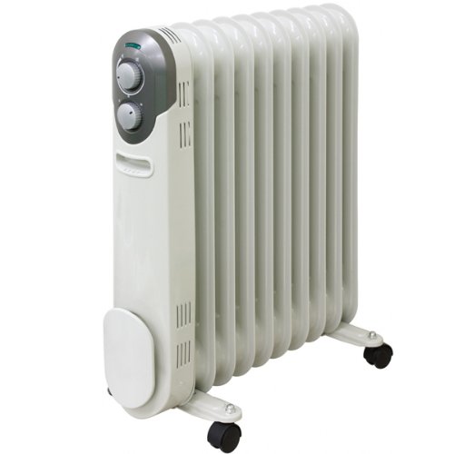 山善 オイルヒーター ホワイト DO-L12(W)(中古品)