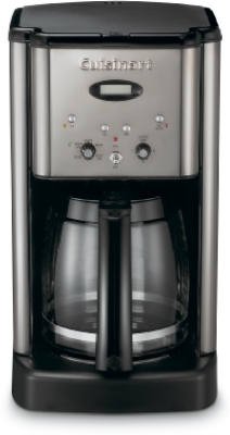 クイジナートコーヒーメーカー ステンレス　12カップブラック Cuisinart DC(中古品)