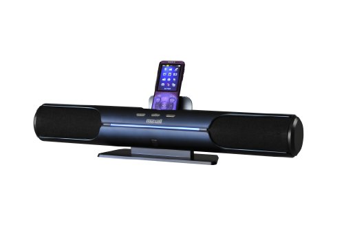 maxell ウォークマン対応 アクティブスピーカー ネイビー MXSP-1200WM.NY(中古品)