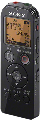 SONY ステレオICレコーダー UX523F FMチューナー付 4GB ブラック ICD-UX523(中古品)