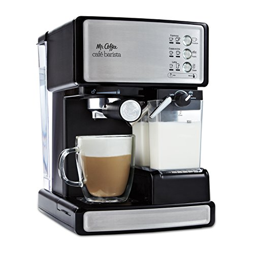 Mr。Coffeeカフェバリスタエスプレッソメーカーwith Automatic milk frothe(中古品)