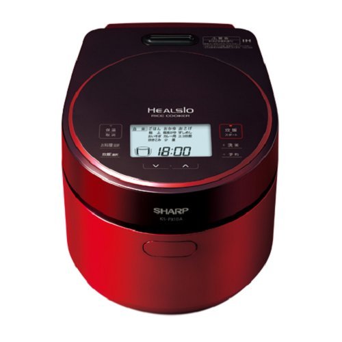 シャープ ヘルシオ(HEALSIO) 炊飯器 レッド系 KS-PX10A-R(中古品)
